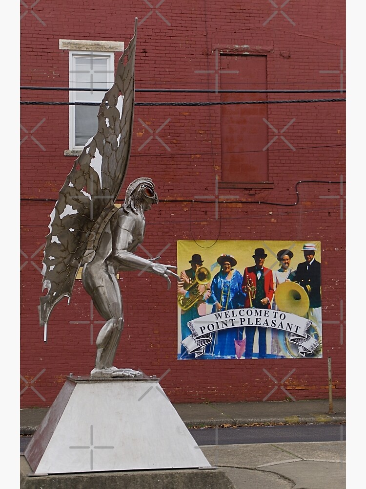 "Mothman Statue" Poster for Sale by Axe45Creations | Redbubble