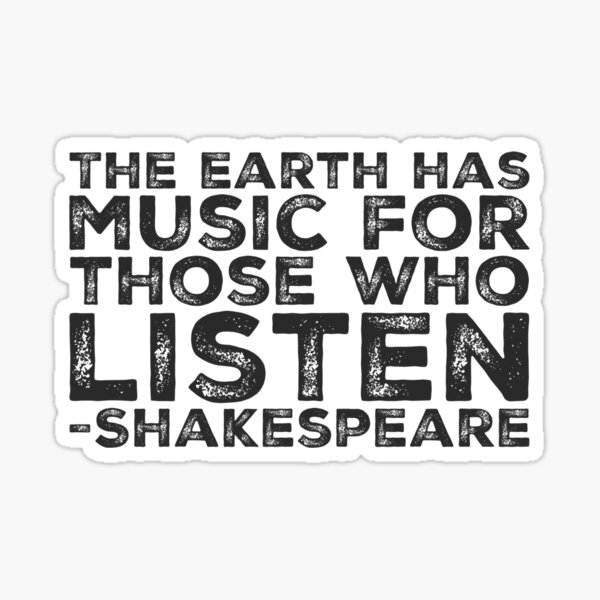 "Shakespeare Quote" Sticker for Sale by leviosa0228 | Redbubble