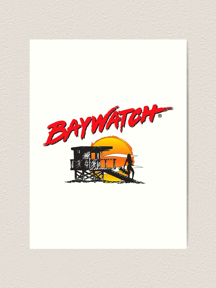 "Baywatch Classic Tower Logo" Art Print for Sale by judiciousstrife ...