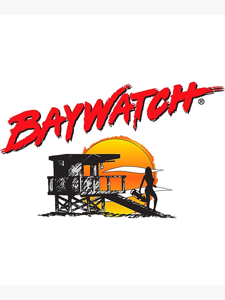 "Baywatch Classic Tower Logo" Art Print for Sale by judiciousstrife ...