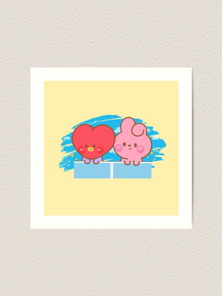 "Vkook - Taekook - Cute BTS member BT21 character - Tata and Cooky ...