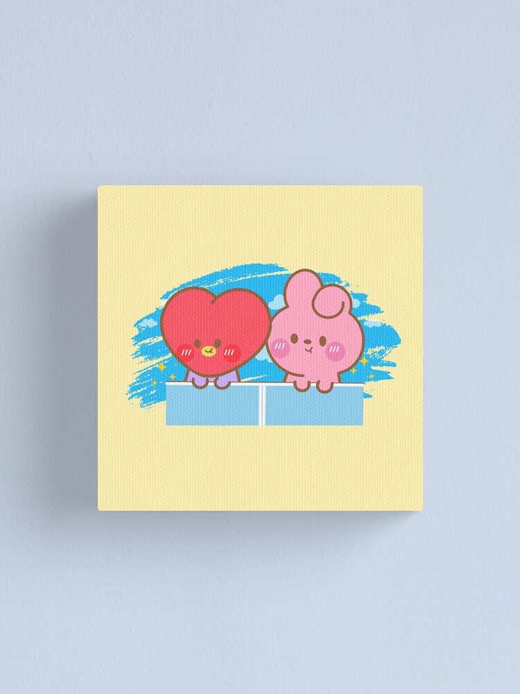 "Vkook - Taekook - Cute BTS member BT21 character - Tata and Cooky ...