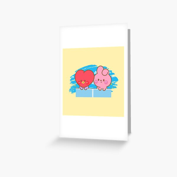 "Vkook - Taekook - Cute BTS member BT21 character - Tata and Cooky ...
