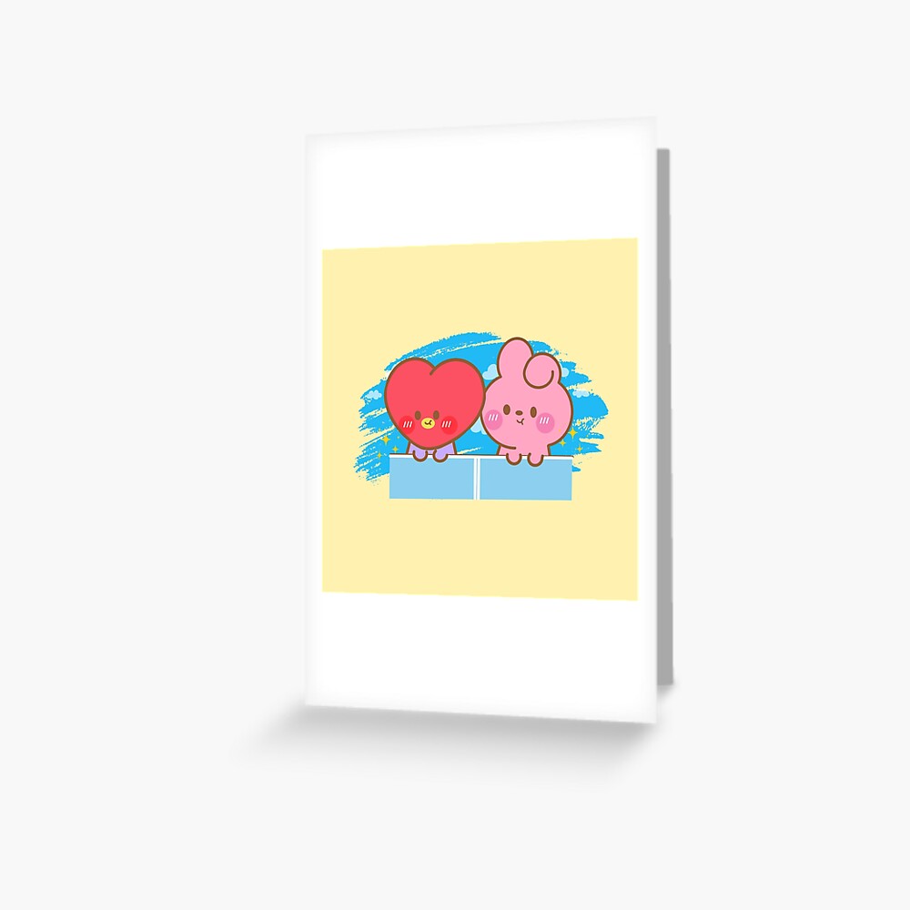 "Vkook - Taekook - Cute BTS member BT21 character - Tata and Cooky ...