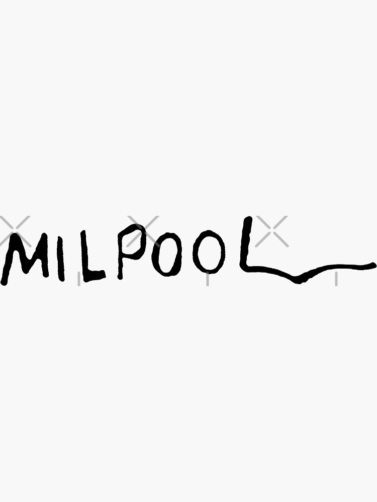 "Milpool " Sticker for Sale by rockbottomau | Redbubble