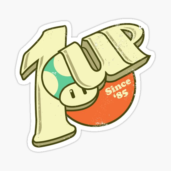 Sticker: 1up | Redbubble