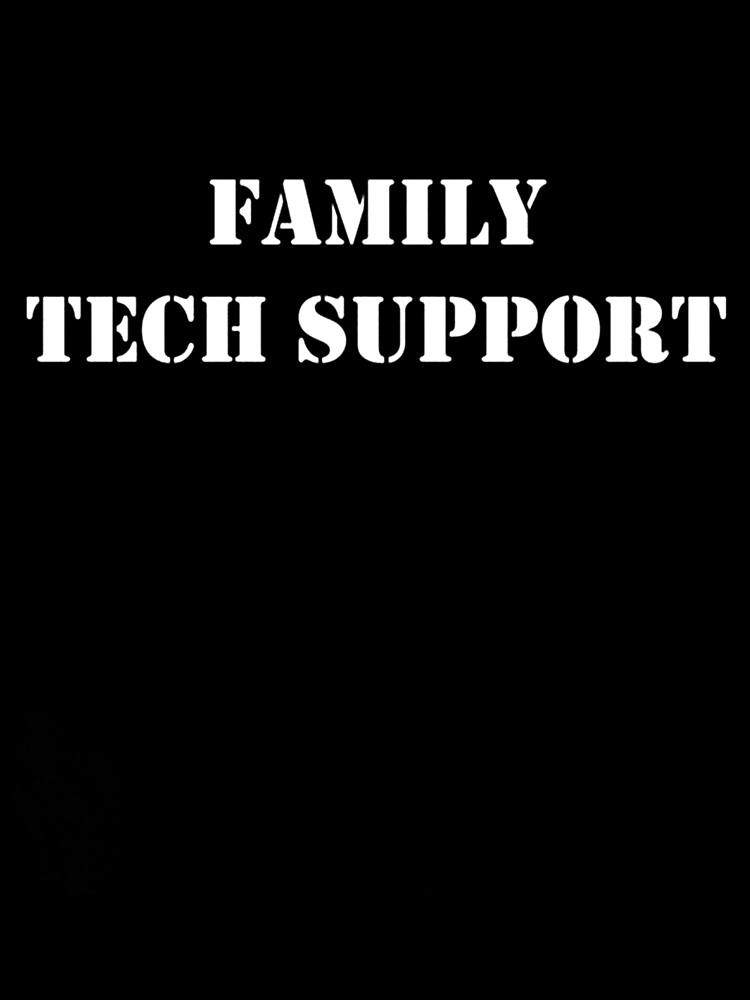 "Family Tech Support Designf" Sticker for Sale by DietricNiemann ...