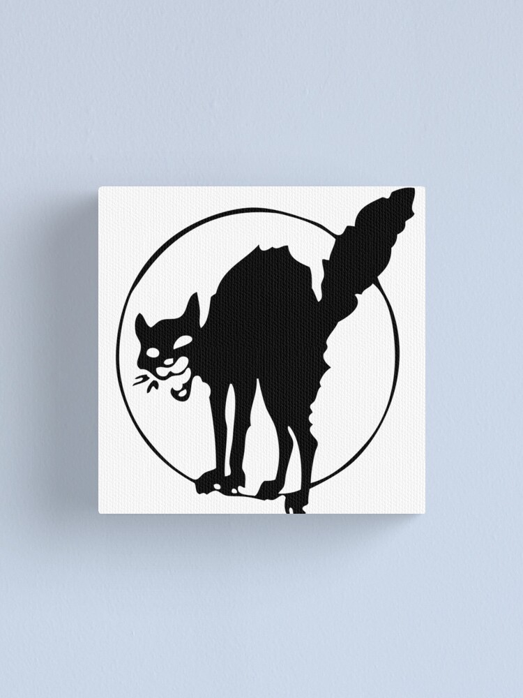 "Anarchist Black Cat" Canvas Print for Sale by MizukageKira | Redbubble
