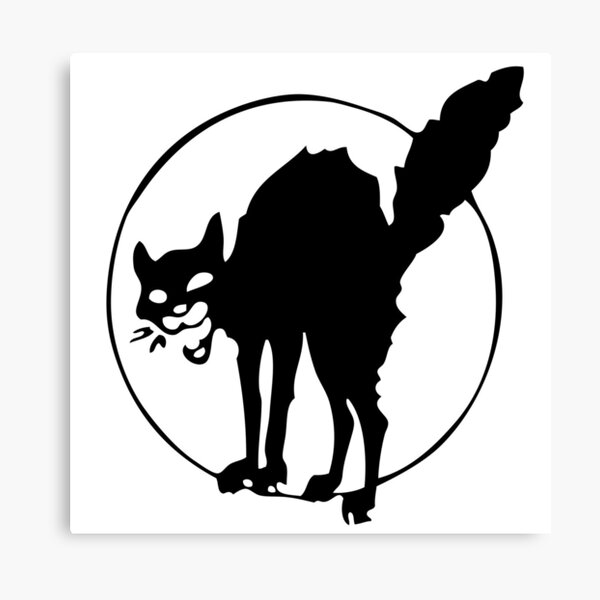 "Anarchist Black Cat" Canvas Print for Sale by MizukageKira | Redbubble