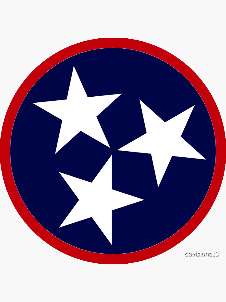 "Tennessee Tristar" Sticker for Sale by davisluna15 | Redbubble