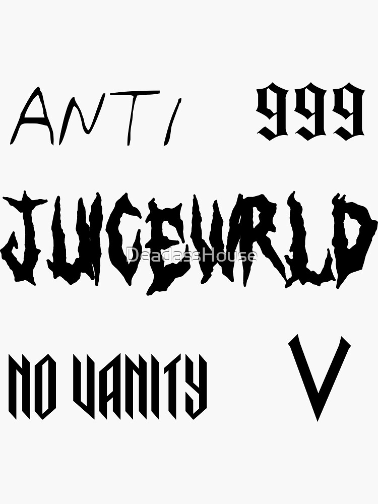 "Juice WRLD - Sticker Pack" Sticker for Sale by DeadassHouse | Redbubble