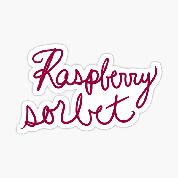"Raspberry Sorbet" Sticker for Sale by abeink | Redbubble