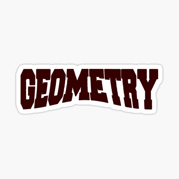 "geometry" Sticker for Sale by ChenryConcepts | Redbubble