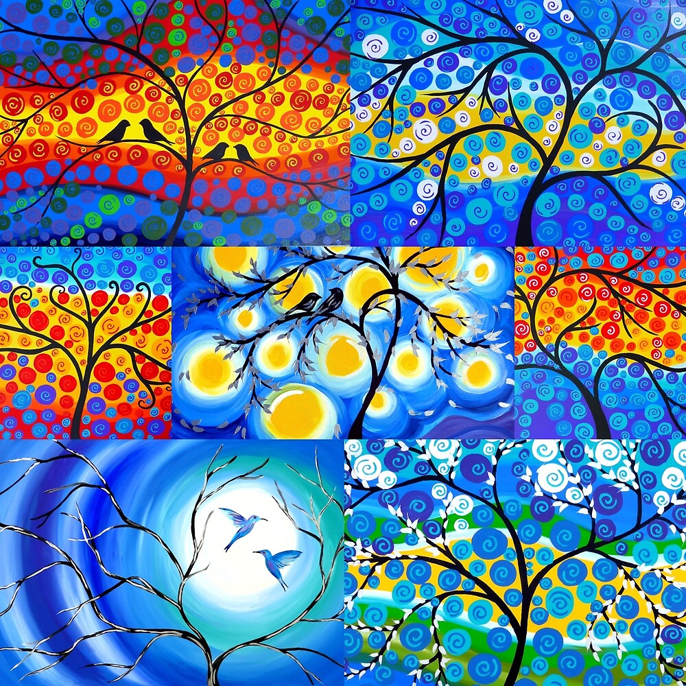 "Tree of Life Collage" by CateJacobs | Redbubble