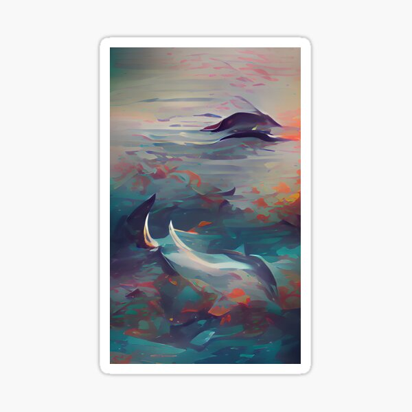 "Sharp Sea Waves" Sticker for Sale by Nature1Galaxy | Redbubble