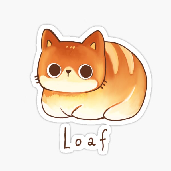 "Cat Loaf" Sticker for Sale by shumijin | Redbubble
