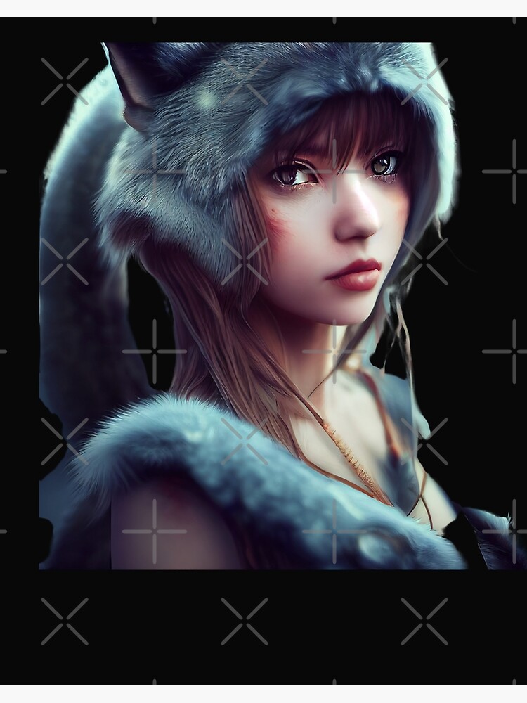 Anime Hunter Girl With Wolf