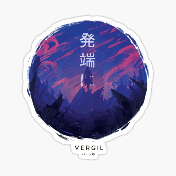 "Beginning And End Vergil Ver.:DMC5:Devil May Cry V" Sticker for Sale ...