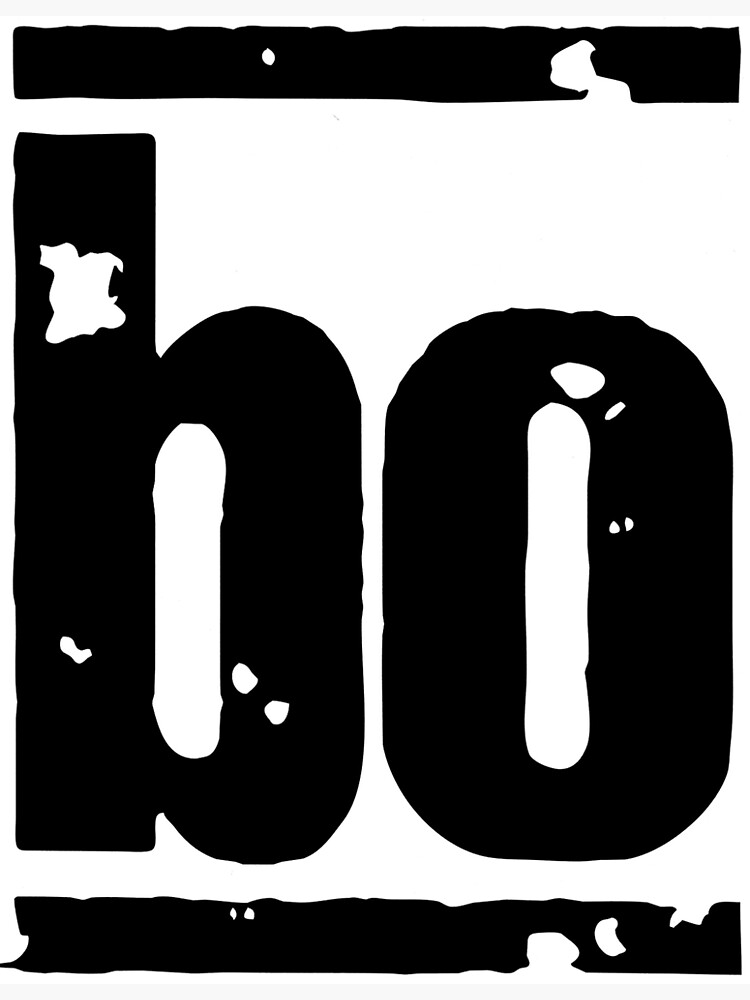 Póster «Logotipo de Böhse Onkelz Germany Rock Band - Versión negra» de ...