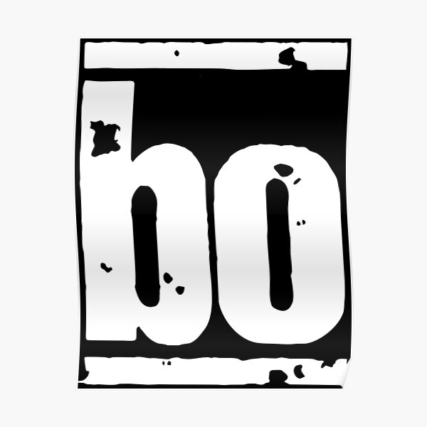 "Böhse Onkelz Germany Rock Band Logo - White version" Poster for Sale ...