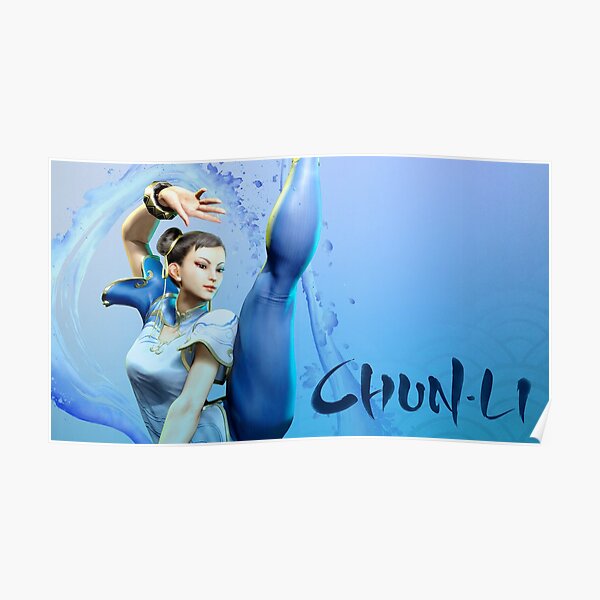 "Chun-Li Street Fighter 6" Poster for Sale by WellGamingArts | Redbubble