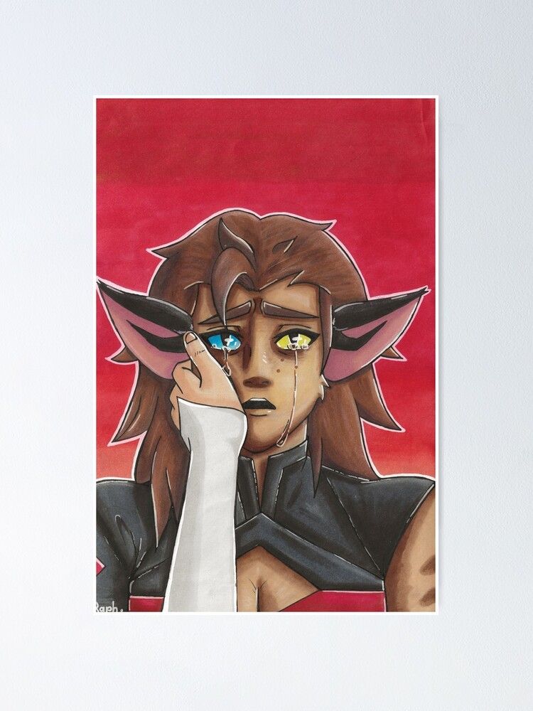 "Shera and the Princesses of Power - Crying Catra" Poster for Sale by ...