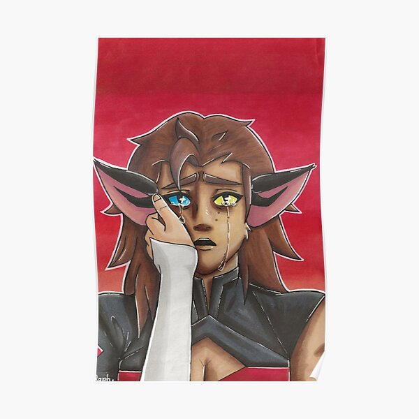 "Shera and the Princesses of Power - Crying Catra" Poster for Sale by ...