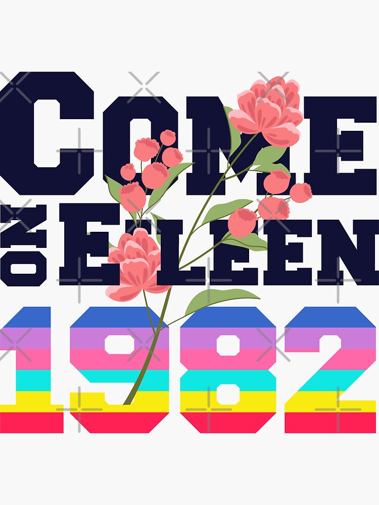 "come on eileen" Sticker for Sale by SAK-DESIGNS | Redbubble