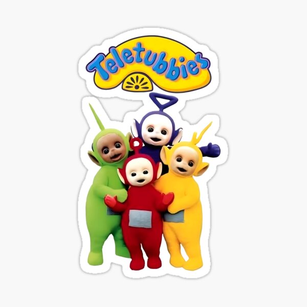 ""Teletubbies Tinky Winky Dipsy "" Sticker for Sale by IngridFeldmann ...