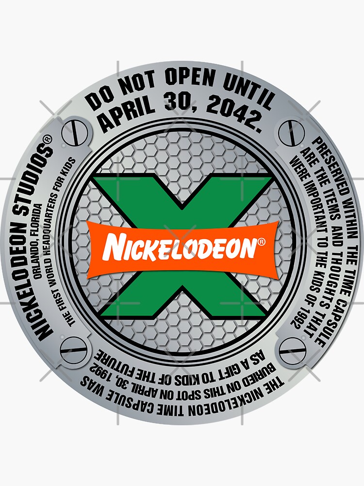 "Nickelodeon Time Capsule" Sticker for Sale by ACF Designs | Redbubble