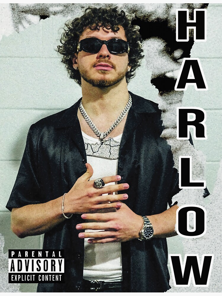 "jack harlow american rapper 7" Sticker for Sale by fadilamuino | Redbubble