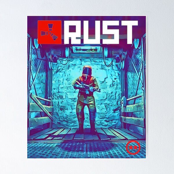"Rust Game Merch" Poster for Sale by CTTDesigns | Redbubble