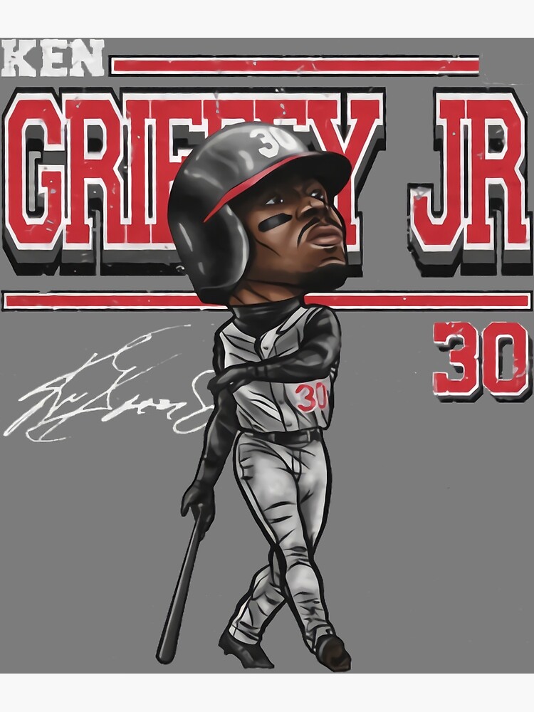 "Ken Griffey Jr Cartoon" Poster for Sale by JoseClarkfy | Redbubble