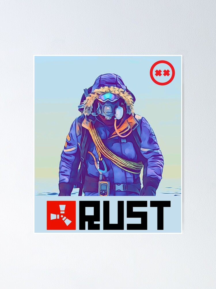"Rust Game Merch Arctic Snow Suit" Poster for Sale by CTTDesigns ...