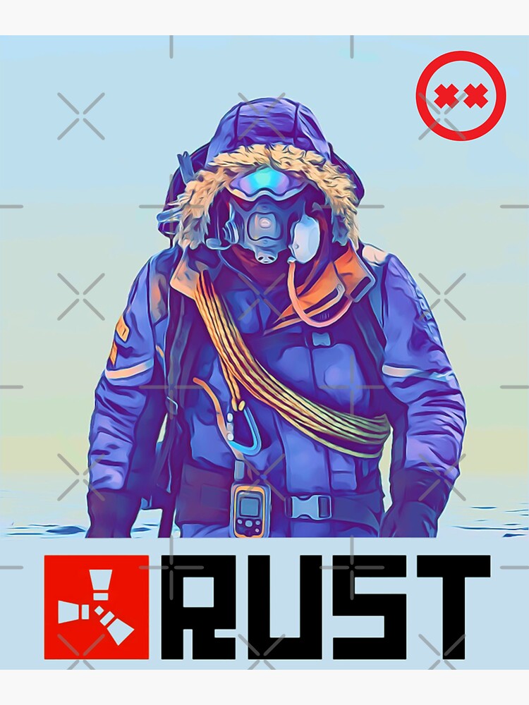 Rust Game Merch Arctic Snow Suit Sticker For Sale By Cttdesigns Redbubble