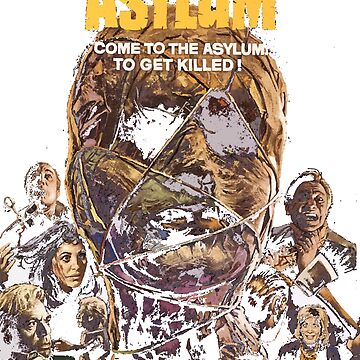 "Asylum (1972) Classic " Sticker for Sale by KaylaSteen | Redbubble