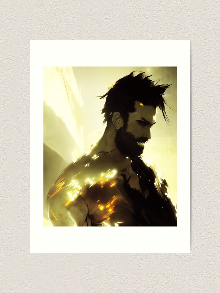 "Gigachad - Reaching Final Form" Art Print for Sale by Splatter-arts ...