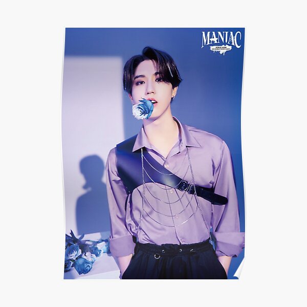 "Han STRAY KIDS Maniac" Poster for Sale by Twixin | Redbubble
