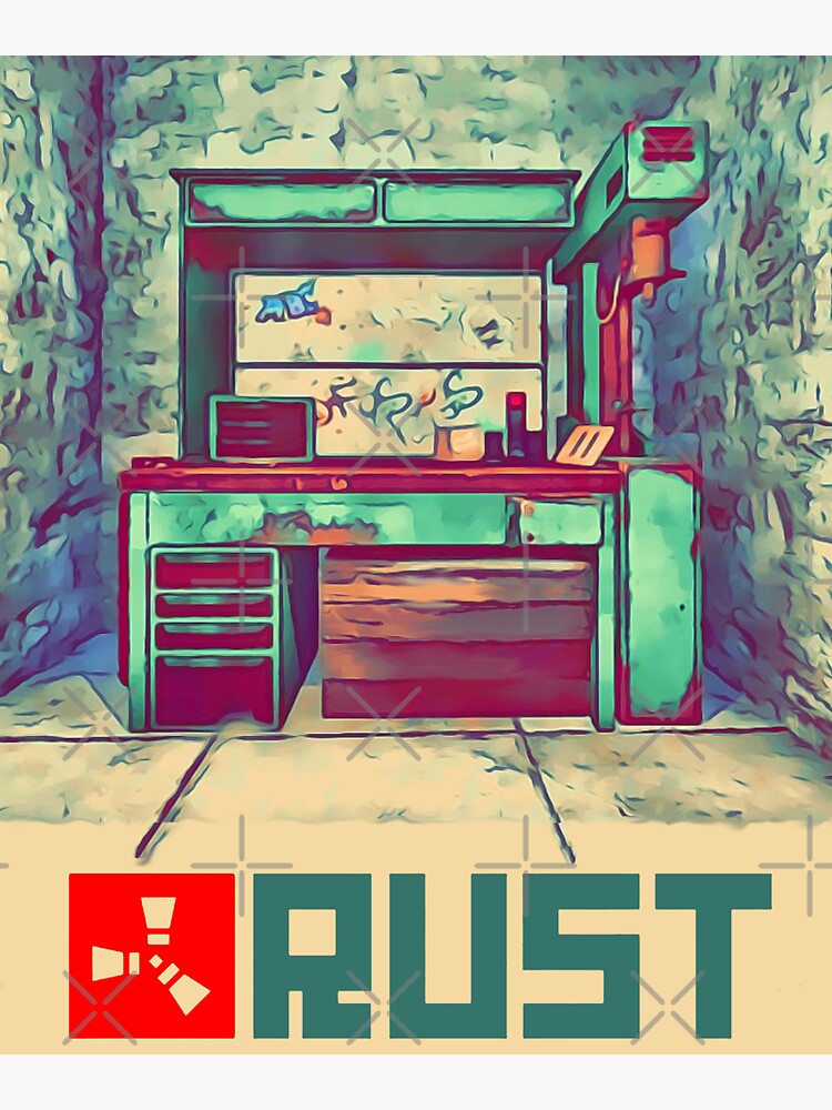 "Rust Game Merch Tier 3" Sticker for Sale by CTTDesigns | Redbubble