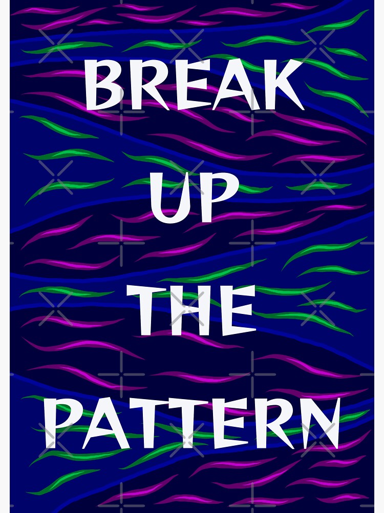 "Radical Feminist Humanist Quote - Break Up The Pattern" Sticker for ...