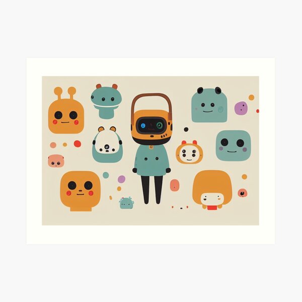 "AI emojis and emoticons - Created by Artificial Intelligence" Art ...