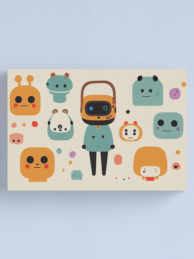 "AI emojis and emoticons - Created by Artificial Intelligence" Canvas ...