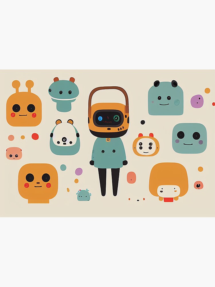 "AI emojis and emoticons - Created by Artificial Intelligence" Sticker ...
