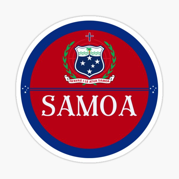 "My Samoan Identity" Sticker for Sale by FedSherDesign | Redbubble
