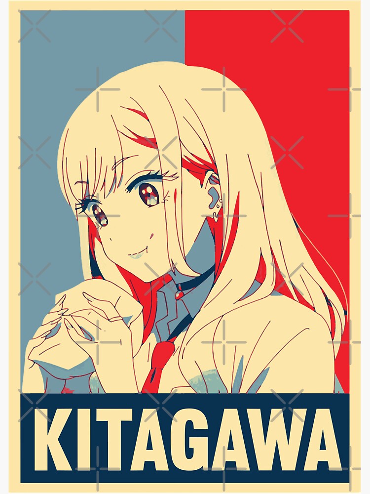 "Day Gift Kitagawa My Dress Marin Up Darling Gifts Music Fans" Sticker ...