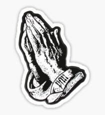 Praying Hands Stickers | Redbubble