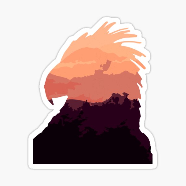 "Philippine Eagle Sunset" Sticker for Sale by craigsorono | Redbubble