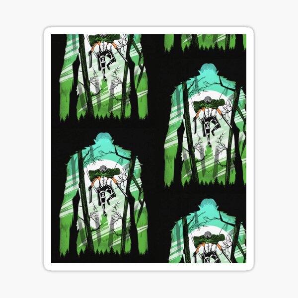 "Attack on titan Attack on titan anime anime" Sticker for Sale by ...
