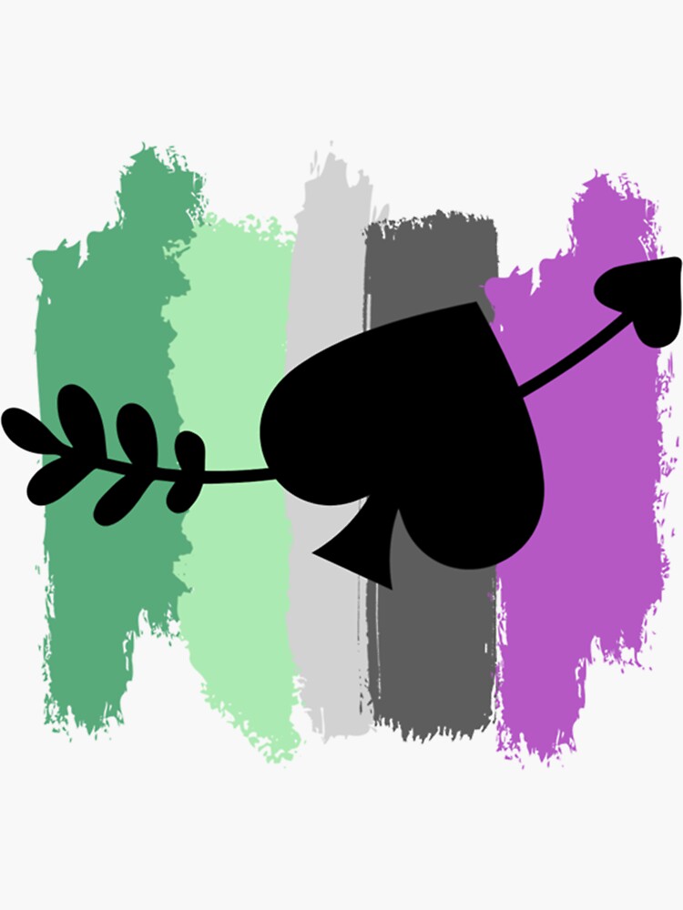 "Aroace Symbol " Sticker for Sale by PerryPacil | Redbubble