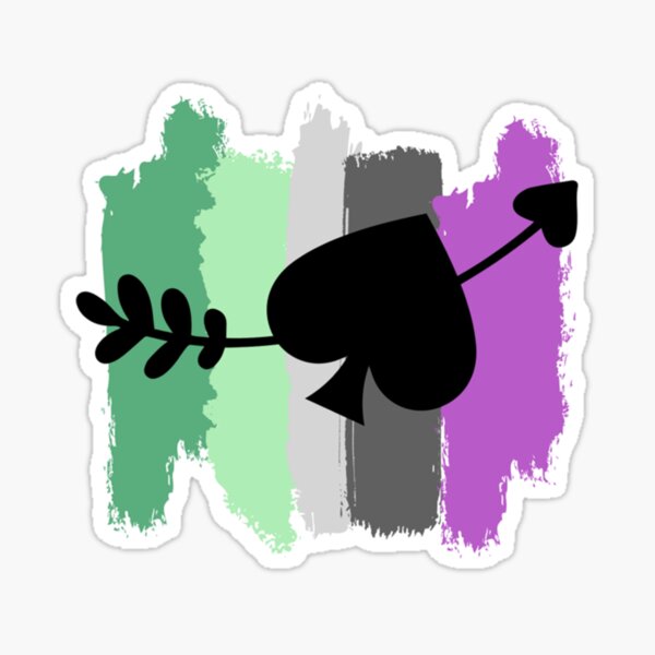 "Aroace Symbol " Sticker for Sale by PerryPacil | Redbubble